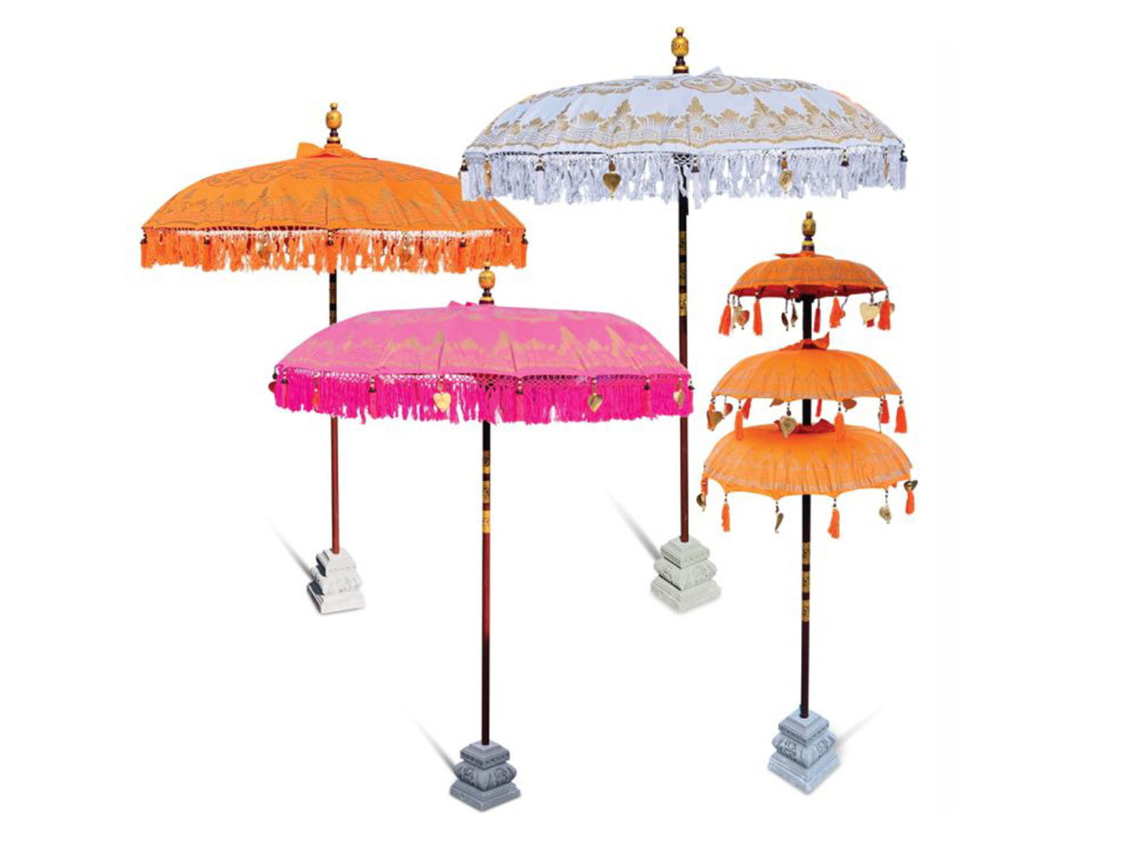 Bali Decorative Celebration Umbrella - Balinese Parasols